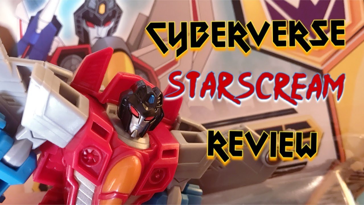 Transformers Cyberverse Starscream Review - YouTube