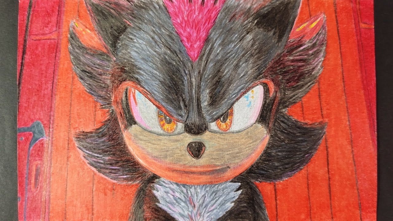 Dibujo Shadow Saliendo de su cápsula (Sonic 3 La película) Drawing ...
