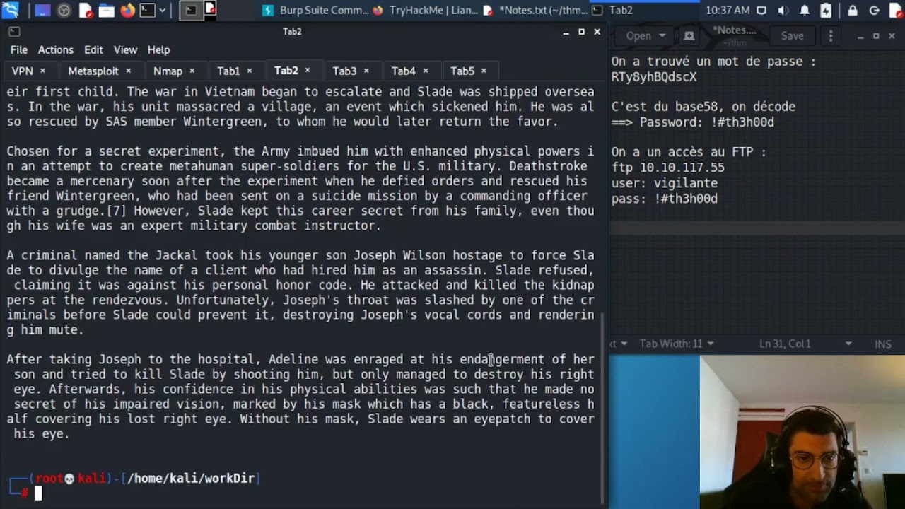 [FR] TryHackMe - Lian_Yu - EASY (Gobuster + Steganography) - YouTube