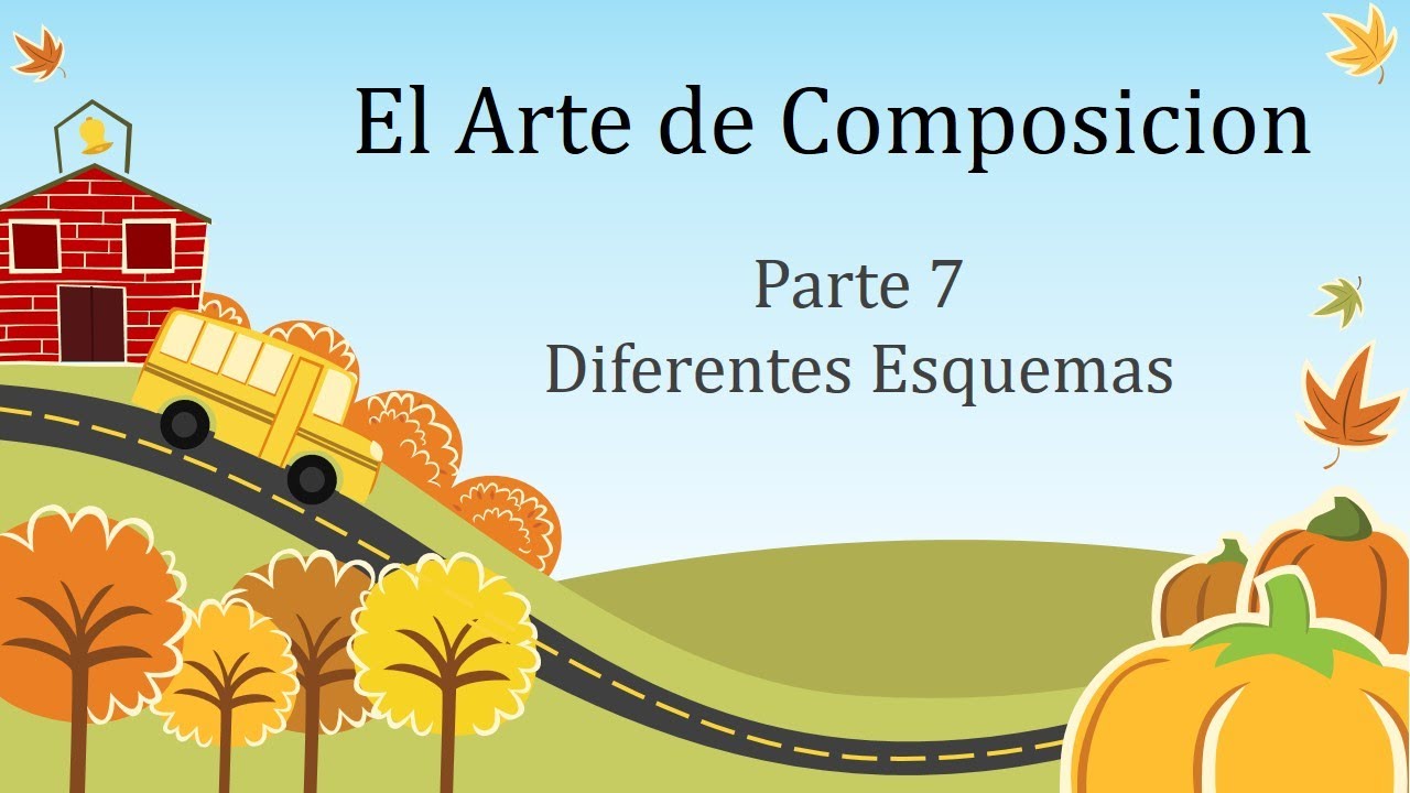 El Arte de Composicion, parte 7, Diferentes Esquemas - YouTube