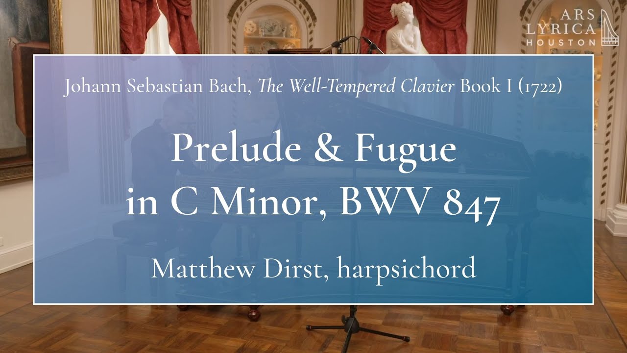 J.S. Bach, The Well-Tempered Clavier Book 1: Prelude and Fugue in C ...