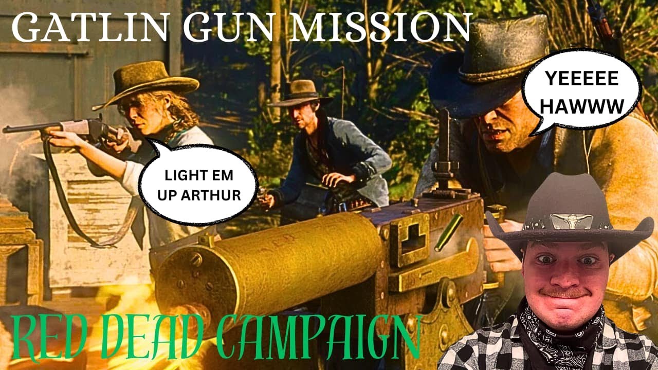 SPRAYING AND PRAYING WITH THE GATLIN GUN - YouTube