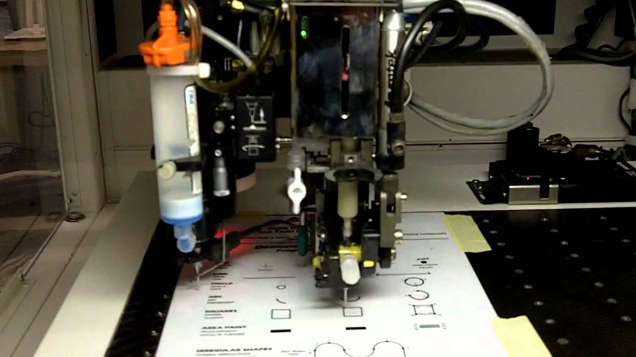 Asymtek C708 Fluid Dispenser - YouTube