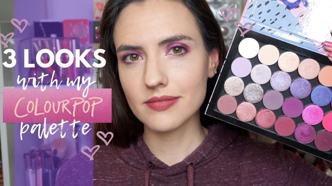 3 Looks with My ColourPop Palette! | @makeup.just.for.fun x ColourPop ...