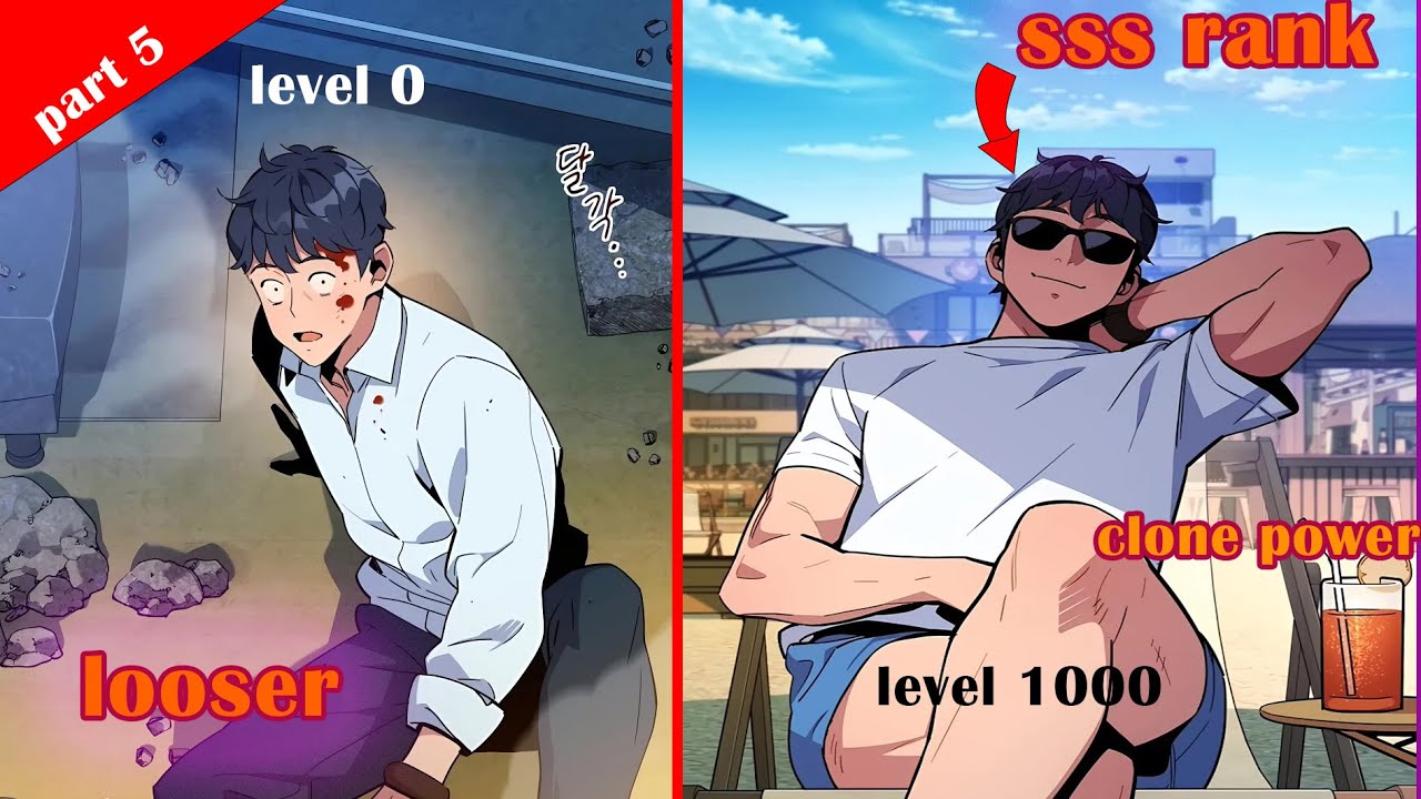 part 5 weak boy awaken multi shadow clone SSS rank abilities - YouTube