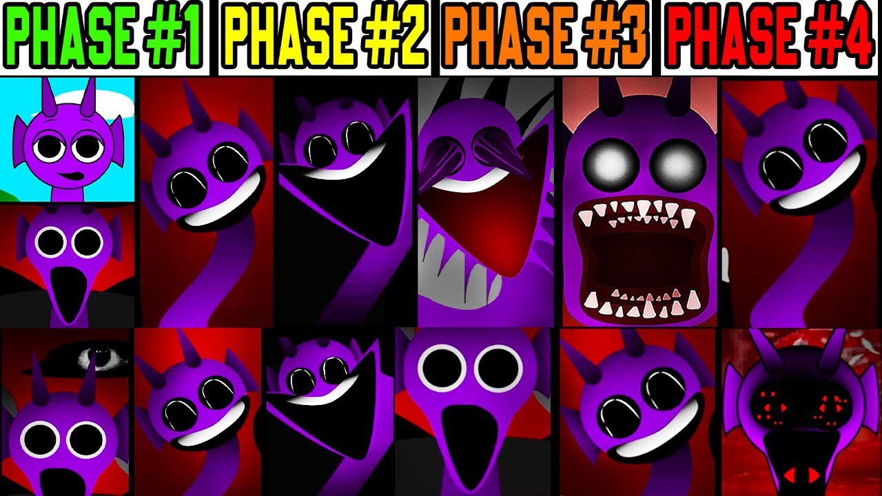 Sprunki Durple Phase 3 VS Phase 3-8 (Durple Singing Together) - YouTube