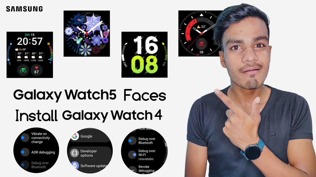 Samsung Galaxy Watch5 Faces - Install Galaxy Watch4 !!! 5 New Watch ...