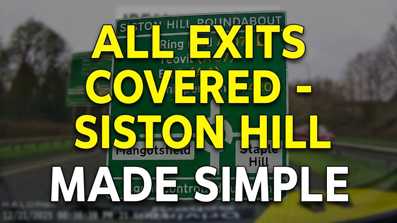 Bristol Kingswood – Siston Hill Roundabout Made Simple | All Exits ...