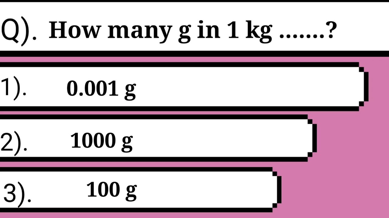 Quiz To Convert Kg To G G To Kg YouTube quiz-to-convert-kg-to-g-g-to-kg-youtube