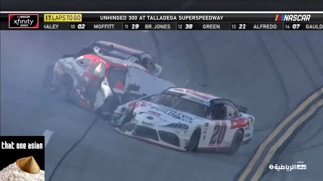 2020 NASCAR Xfinity Unhinged 300 @ Talladega Reactions - YouTube