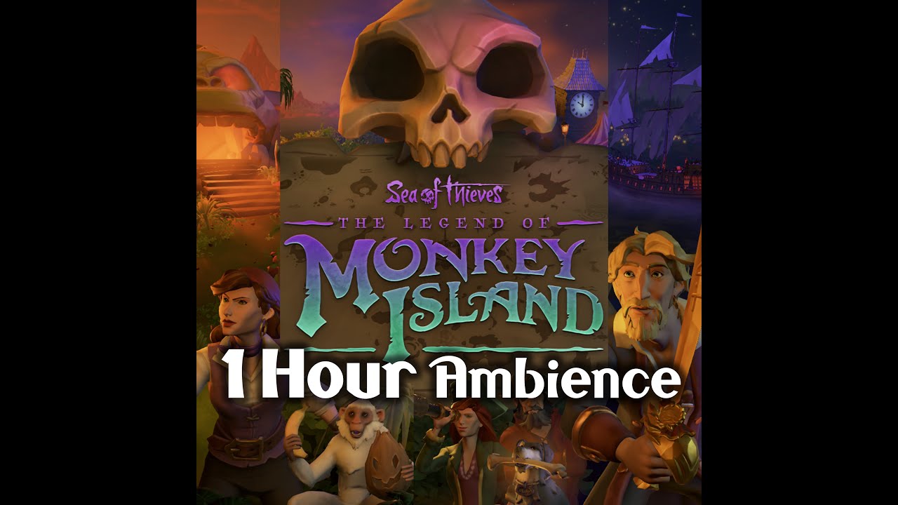1 Hour Monkey Island Title Menu Music | Sea of Thieves Monkey Island ...