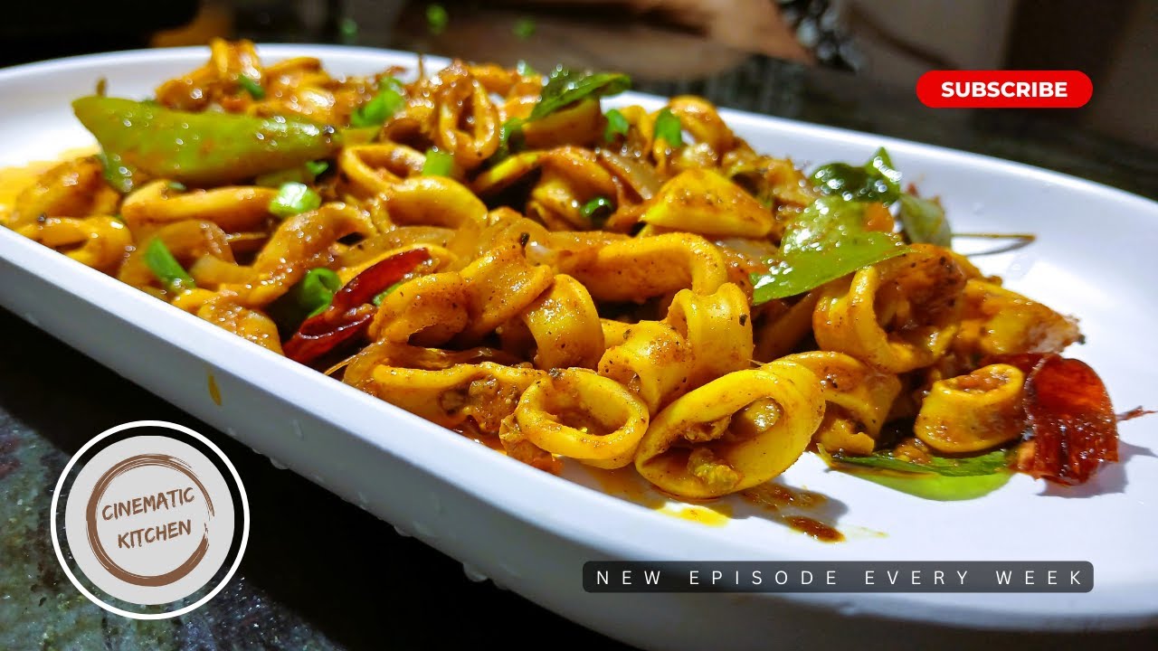 Cuttlefish Recipe Easy & Flavourful Seafood Dish Squid Curry 🦑🦑 - YouTube
