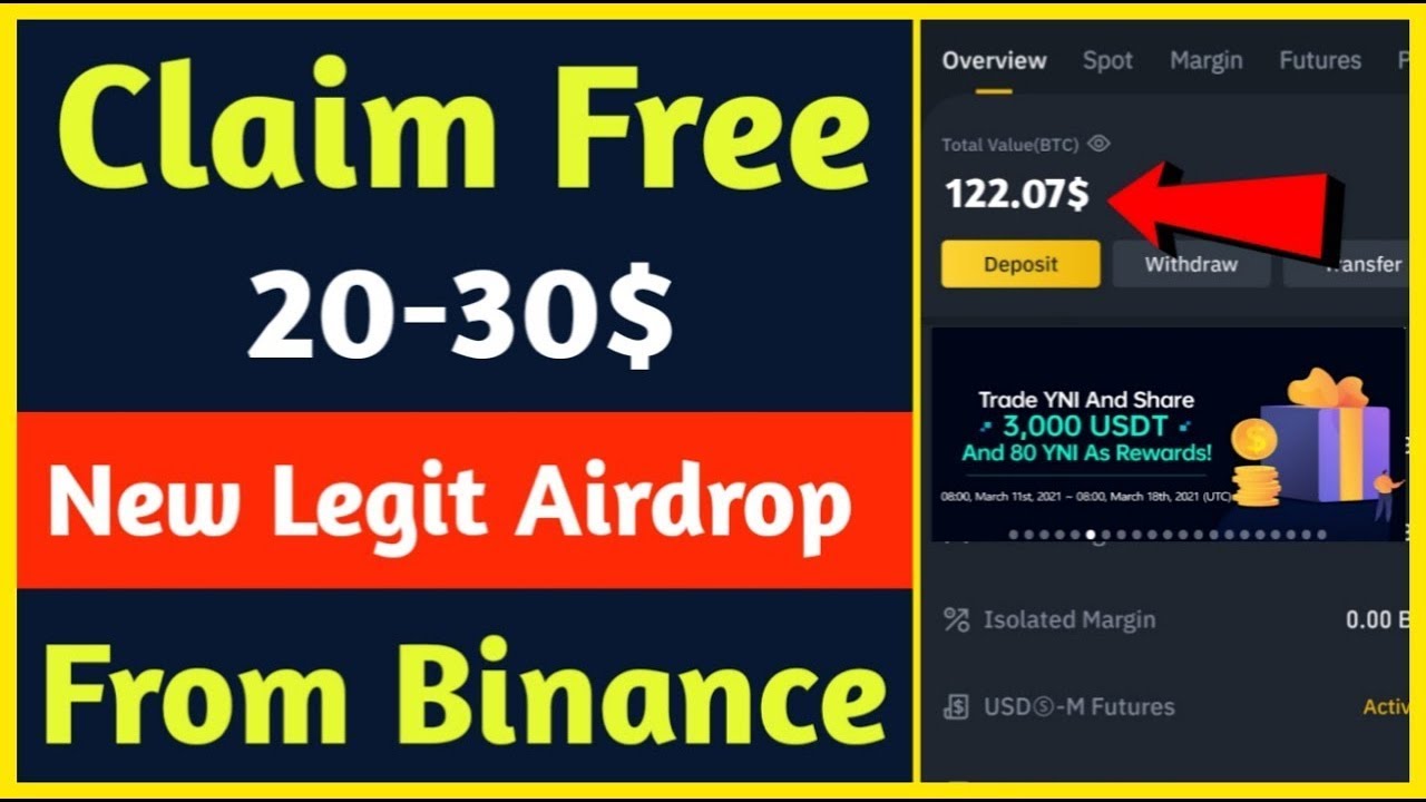 Free 30$ airdrop trustwallet Airdrop 30$ airdrop 100% instant payout - YouTube