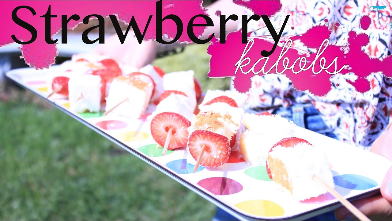 How to make Strawberry Kabobs - YouTube