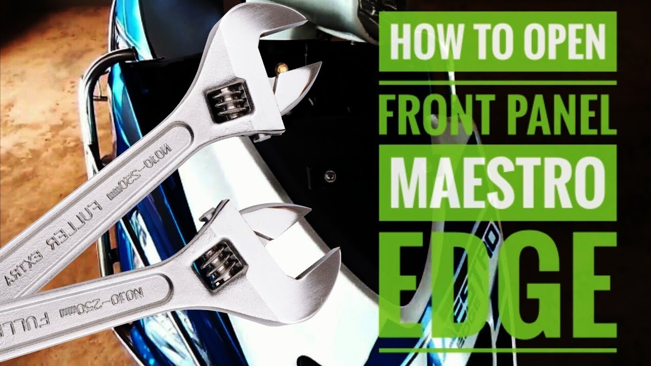 How To Open Front Panel | maestro edge - YouTube
