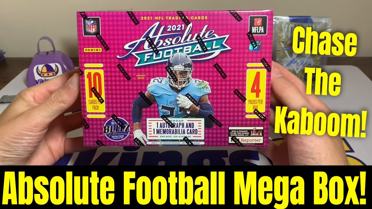 We Are KABOOM! Chasing! My First 2021 Absolute Football Mega Box! 2 ...