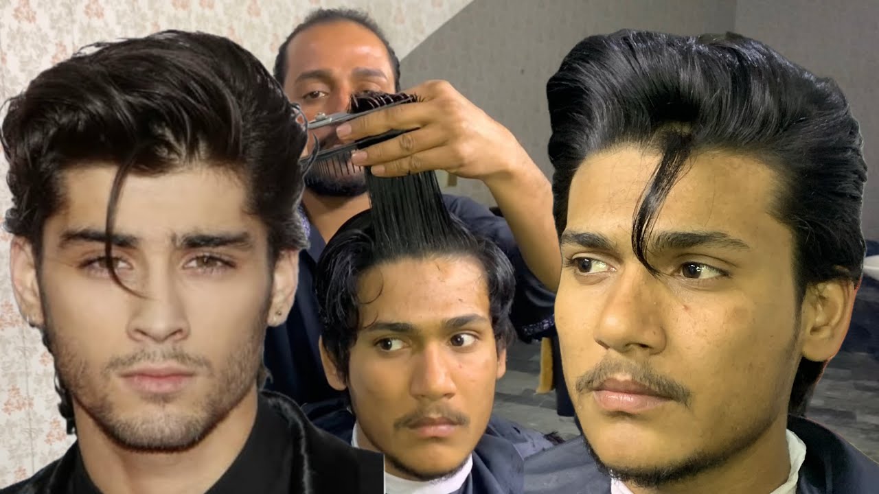 Zayn Malik Slicked Hair 2024