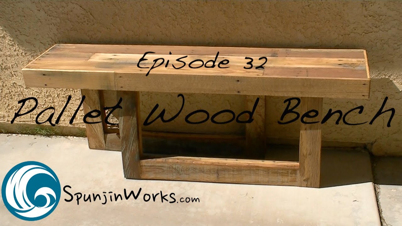 EASY Pallet Wood Bench from 3 PALLETS! // DIY (Ep. 32) - YouTube