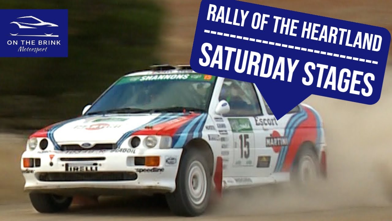 Rally of the Heartland Saturday Stages - Ford Escort Cosworth - Glenn ...