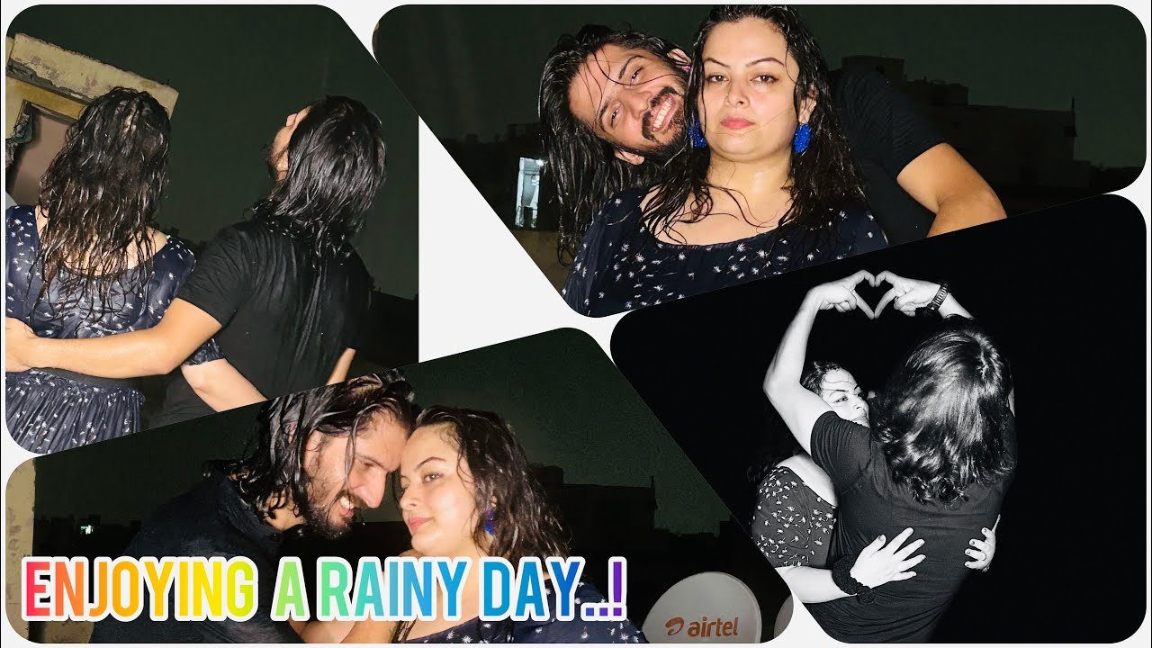 Enjoying a rainy day 2AM o’clock with Ladla💙⛈️⛈️ لذت بردن باران و یک ...