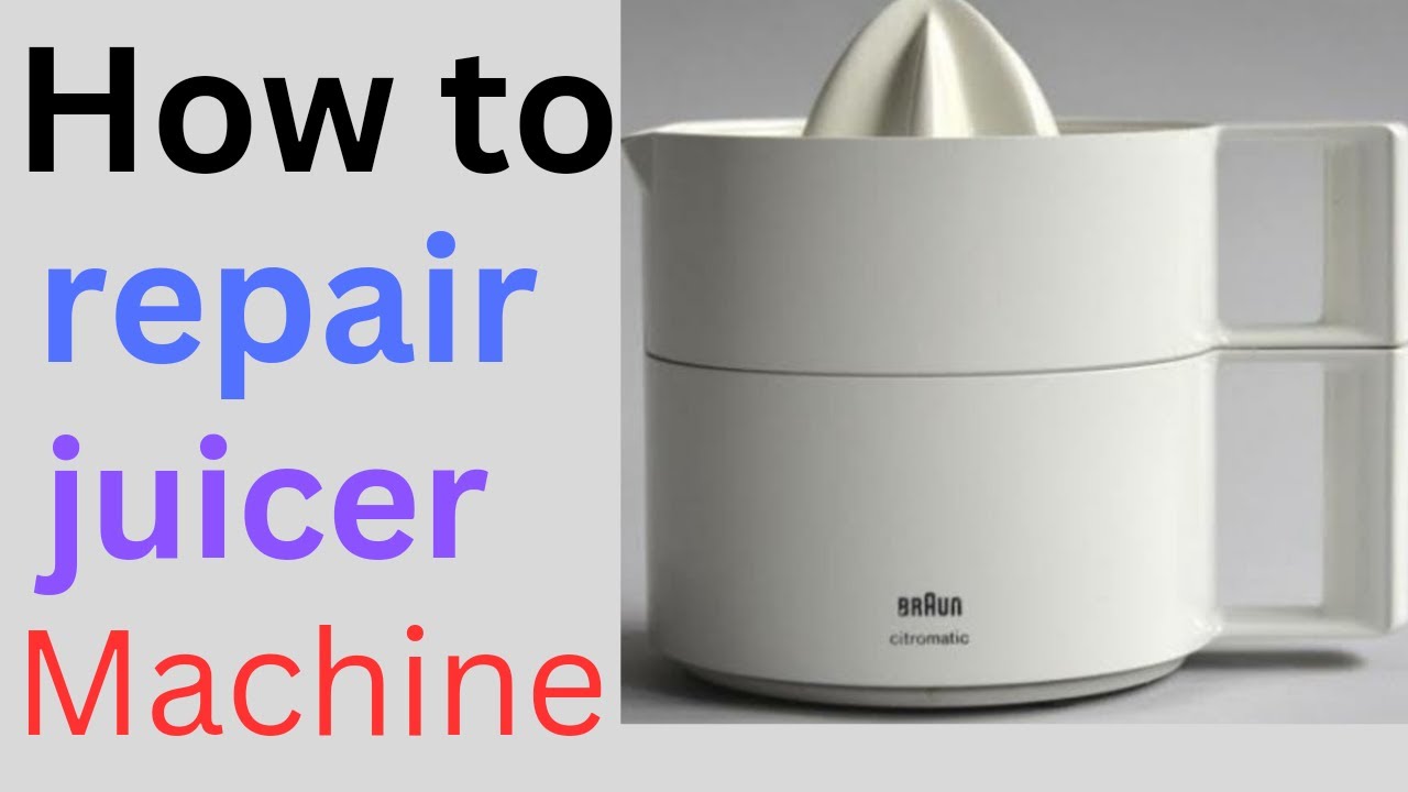 How to repair citromatic juicer machine - YouTube