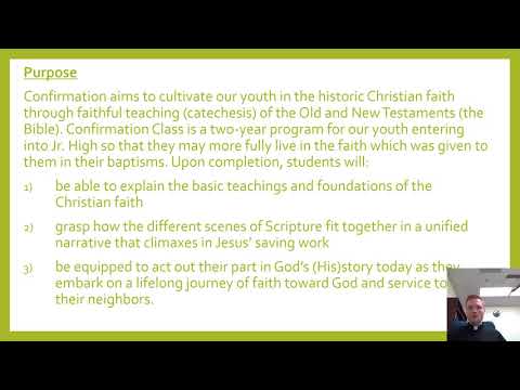 9 20 20 Confirmation Orientation & Creation - YouTube