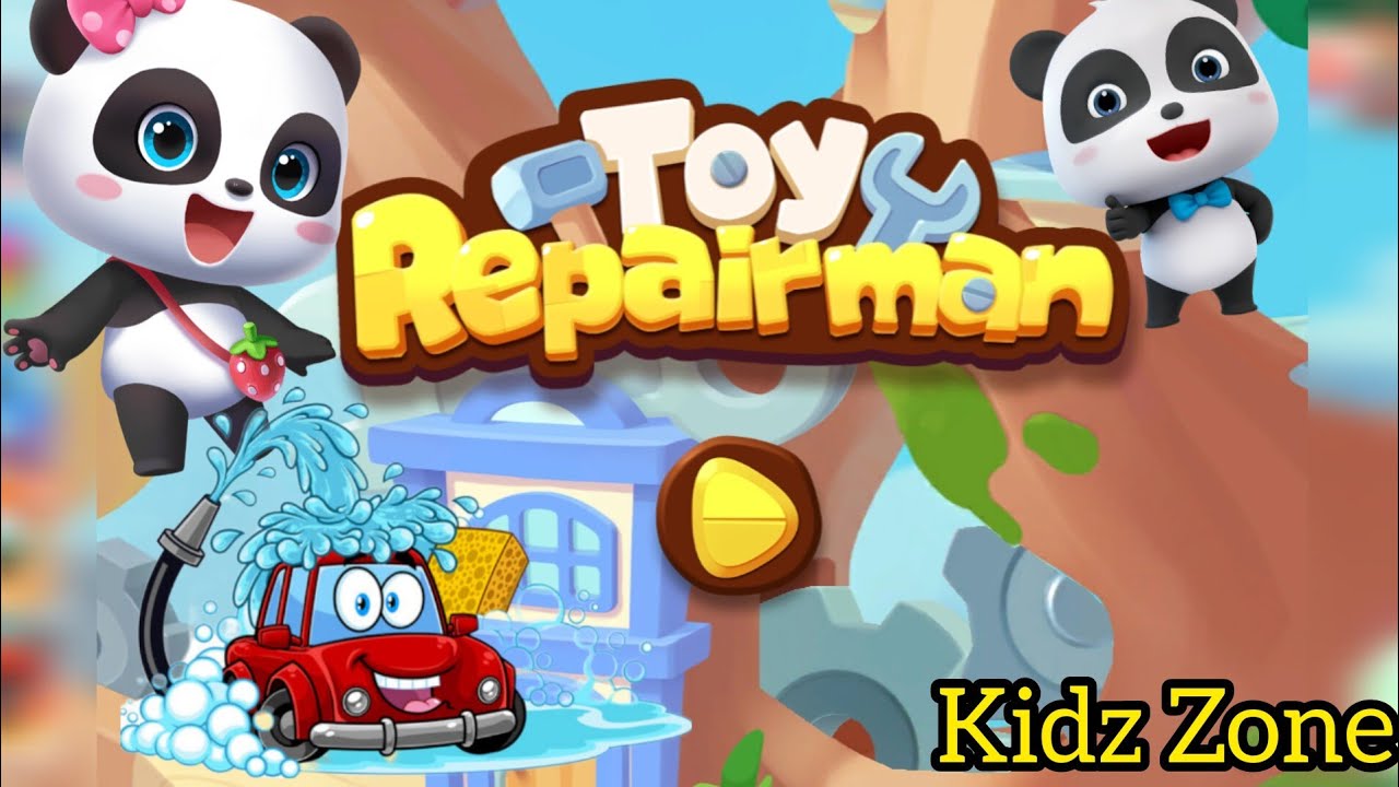 baby bus toy repairman game || baby bus game|| kidoHub - YouTube