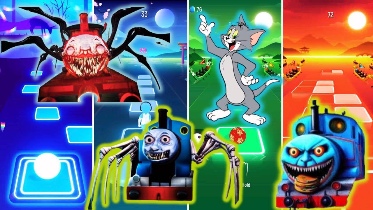 Choo Choo Charles vs Thomas monster vs Tom vs Hornby thomas Tiles edm ...