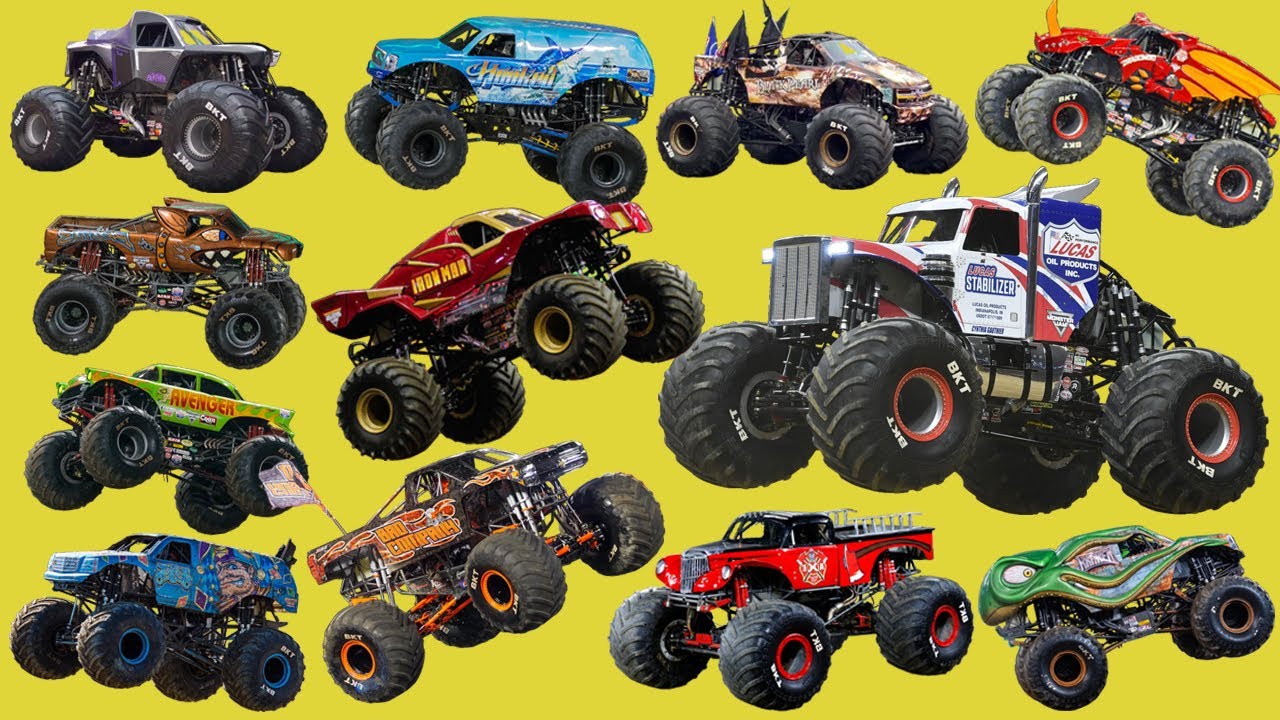 Monster Vehicles Collection Monster Jam Collection | Monster Trucks ...