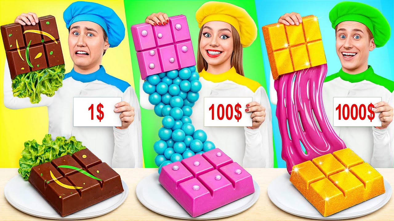 1$ vs 100$ vs 1000$ Cooking Challenge | Food Battle by Multi DO ...