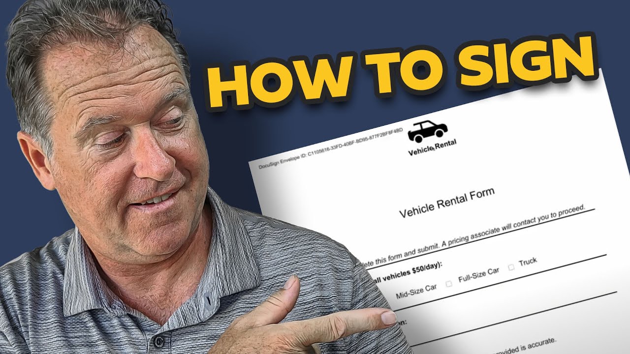 How to Sign a DocuSign Document - YouTube