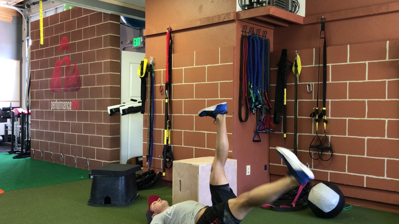 #8 - Leg Mobility: Supine Single Leg Drop w/Band Assist Option - YouTube