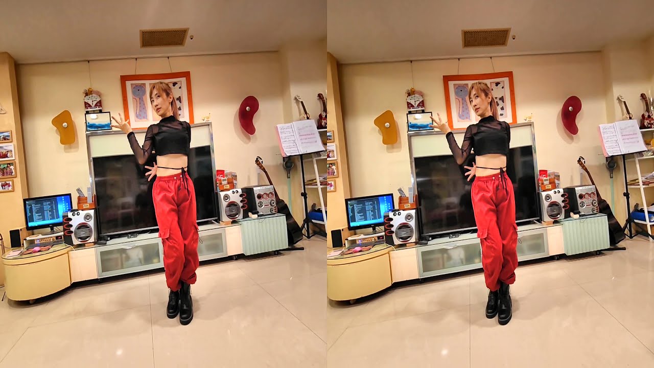 KPOP Dancing VR Video - captured by Quest 3 dual color pass-through ...