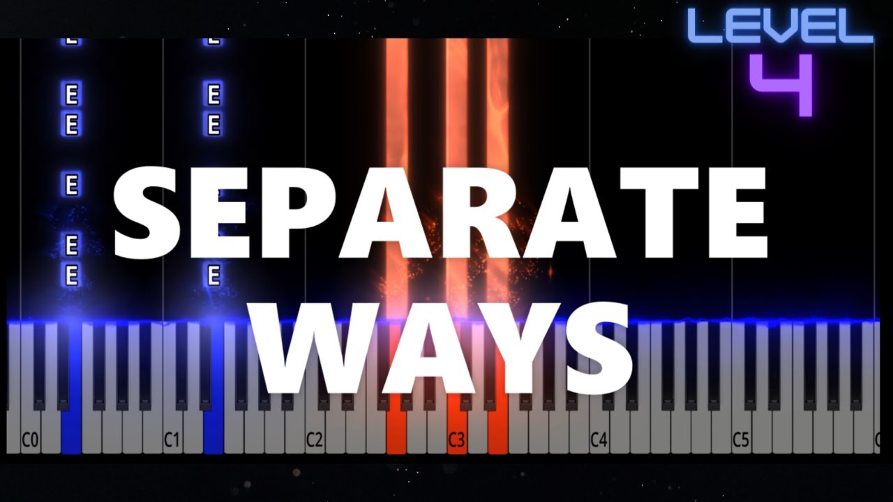 Separate Ways (Worlds Apart) - Journey - ADVANCED Piano Tutorial - YouTube