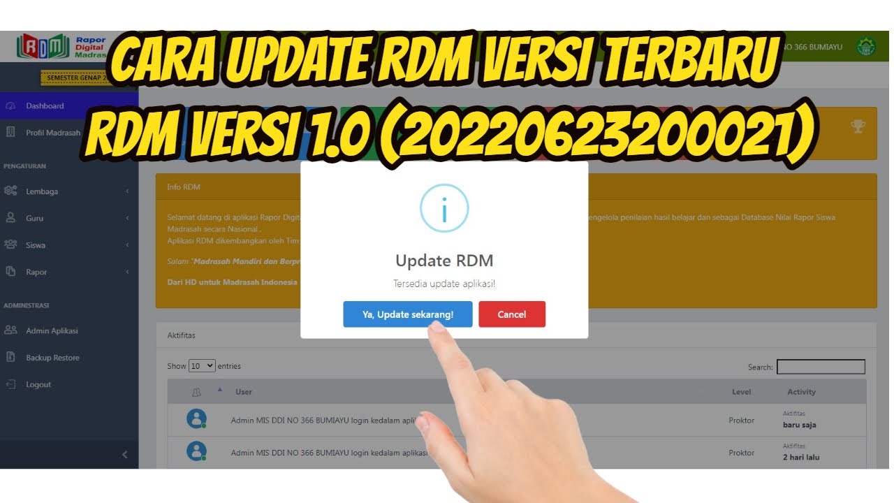 CARA UPDATE RDM VERSI TERBARU - YouTube