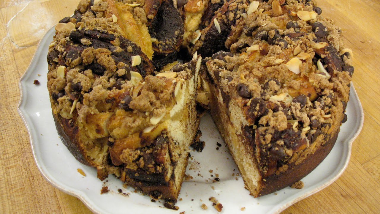 Chocolate Almond Coffee Cake - YouTube