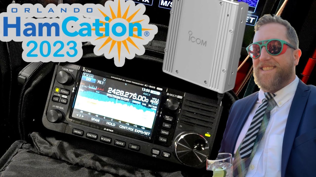 FIRST WORKING ICOM IC-905 #HamCation2023 - YouTube