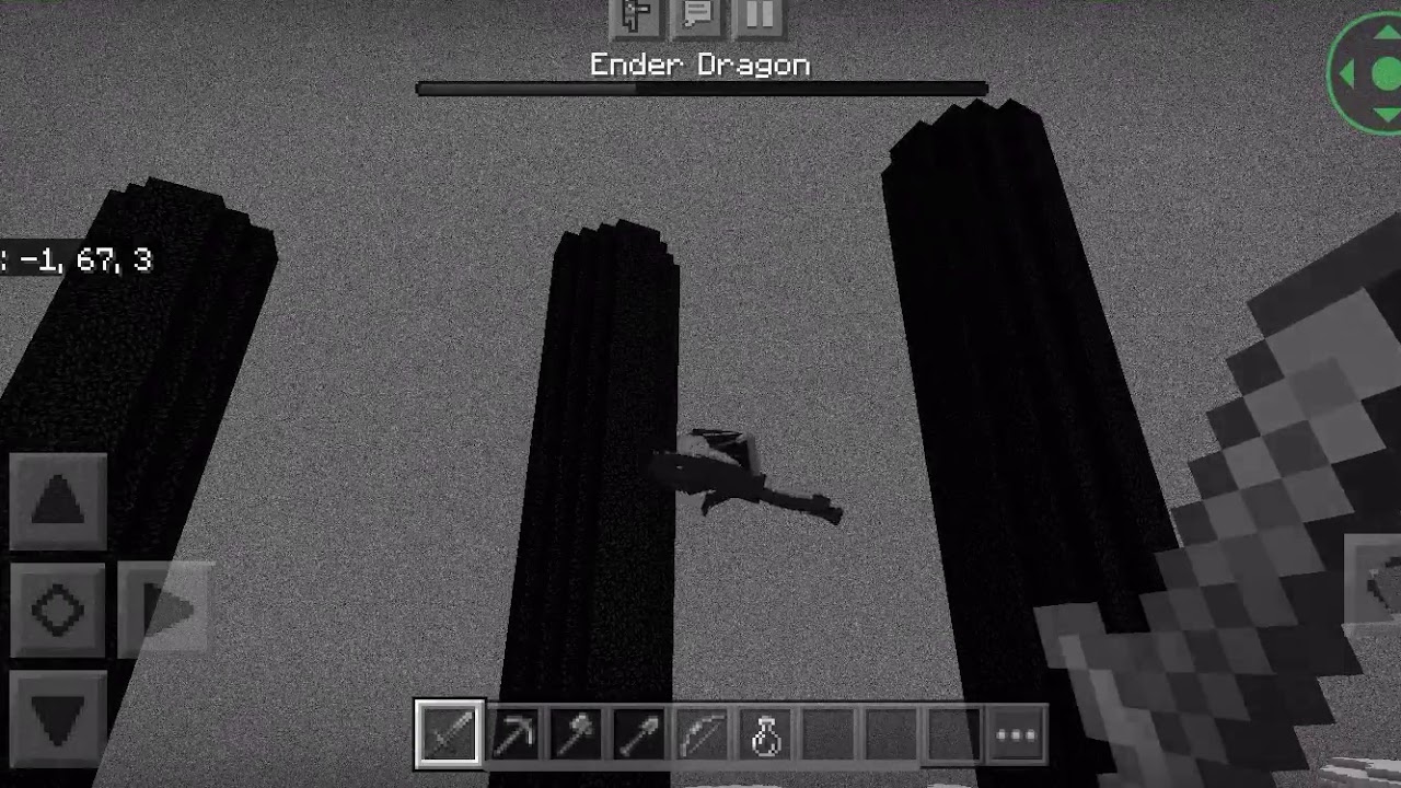 Minecraft grayscale - YouTube