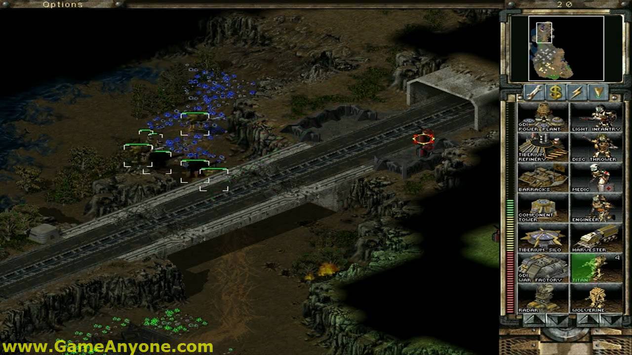 Command & Conquer Tiberian Sun Hard - GDI - 04: Secure The Crashsite 1/ ...