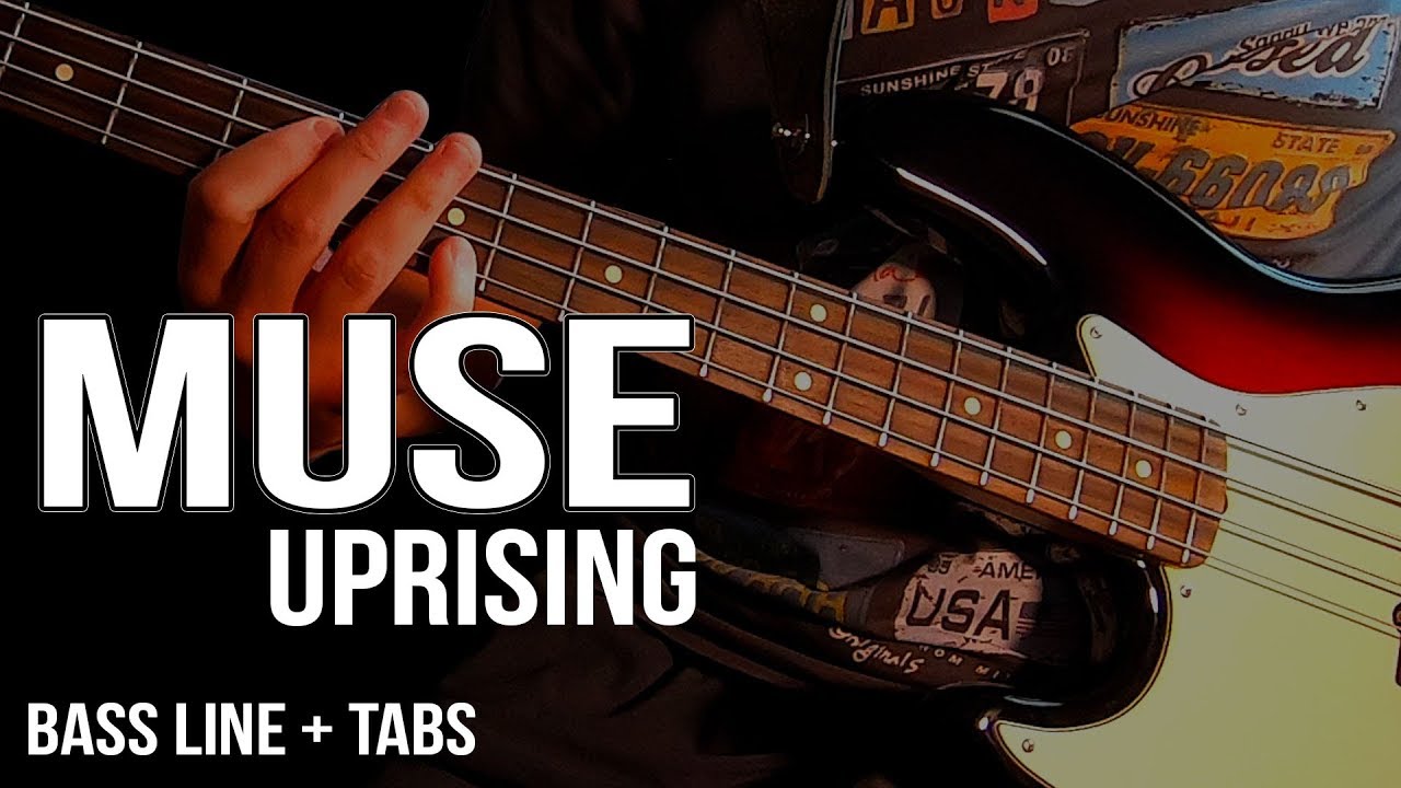 Muse - Uprising /// BASS LINE [Play Along Tabs] - YouTube