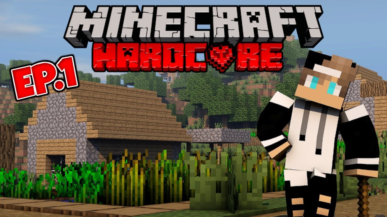 I SURVIVED MY FIRST NIGHT ON HARDCORE MINECRAFT!!! Ep.1 Minecraft Hardcore Java Series - YouTube