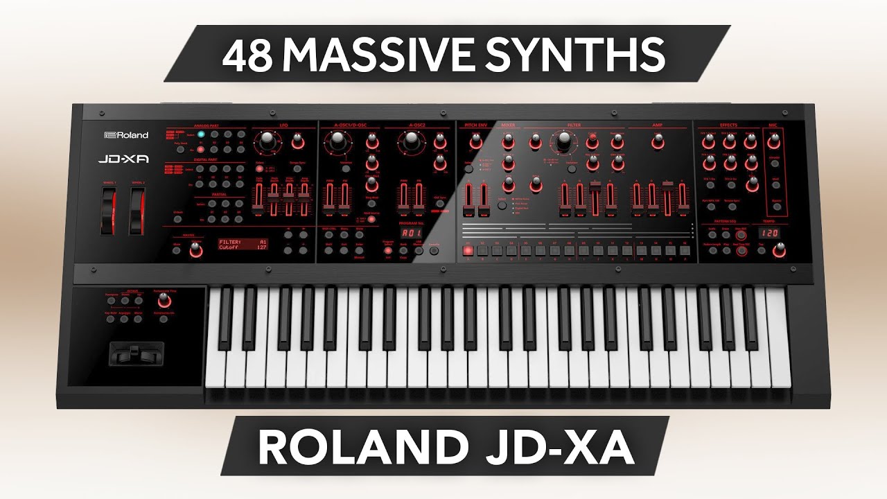 ROLAND JD-XA ♫ 48 Custom Sounds Super Jd Sound Bank - YouTube
