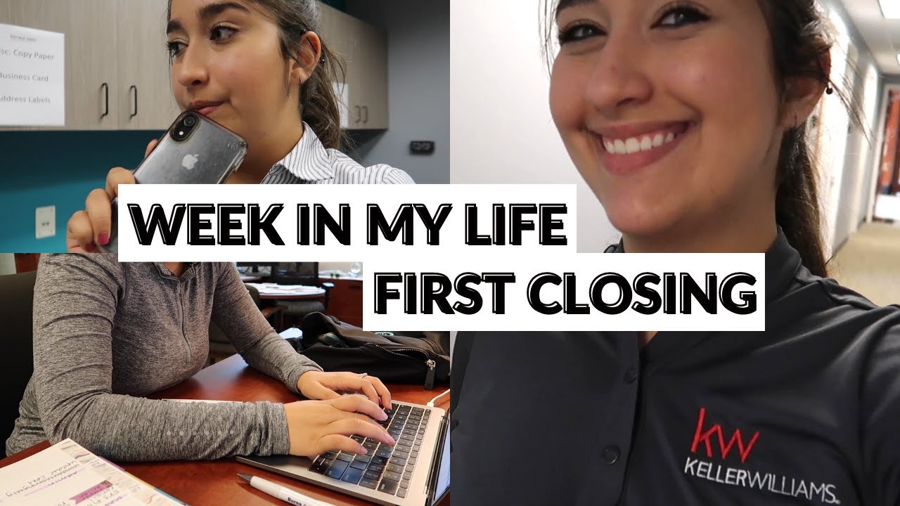 WEEK IN THE LIFE OF A NEW REAL ESTATE AGENT (appointments, new listing ...