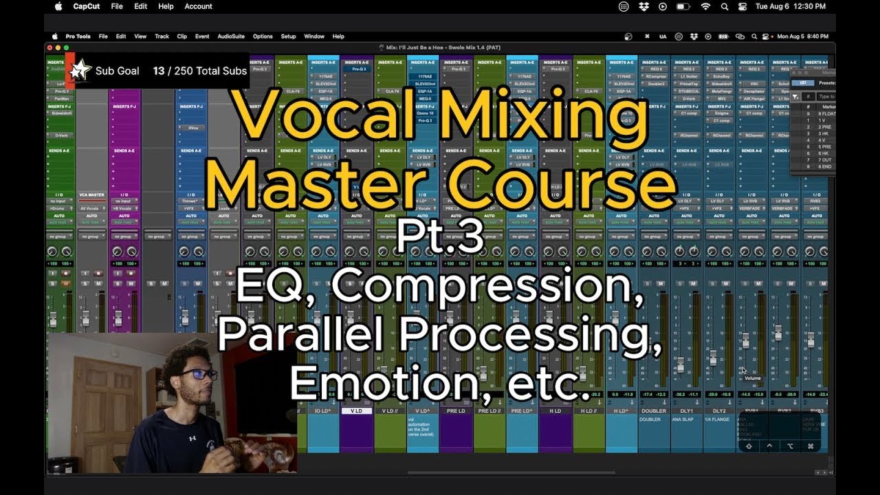 Vocal Mixing Master Course Pt. 3 | EQ, Compression, Color, Emotion, Final Touches, etc. - YouTube