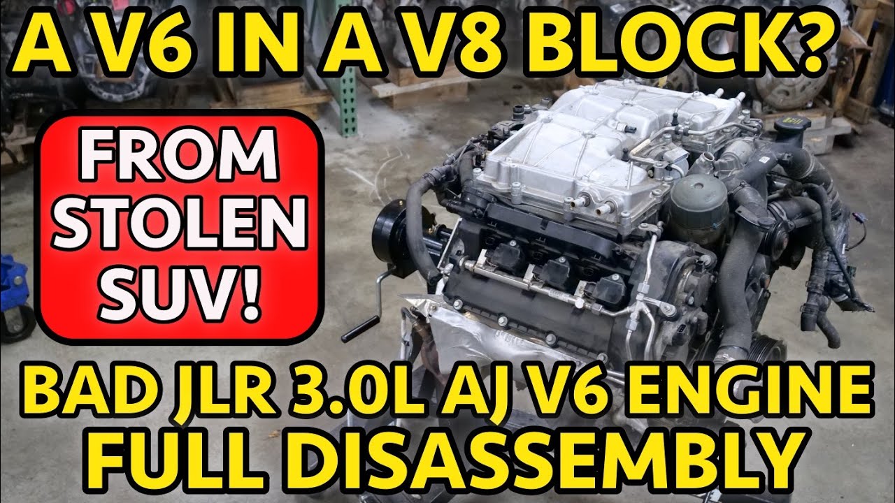 JUNK at Just 62K Miles! Jaguar 3.0 Supercharged AJ V6 Engine Teardown - YouTube