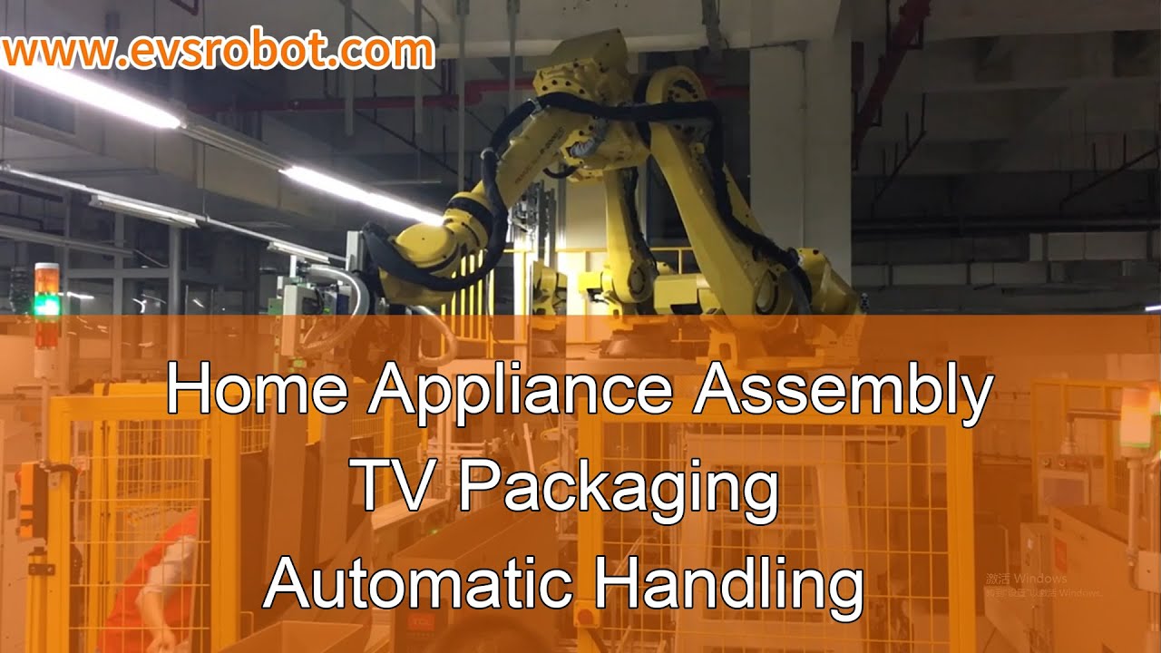 Home Appliance Assembly | TV Packaging | Automatic Handling - YouTube