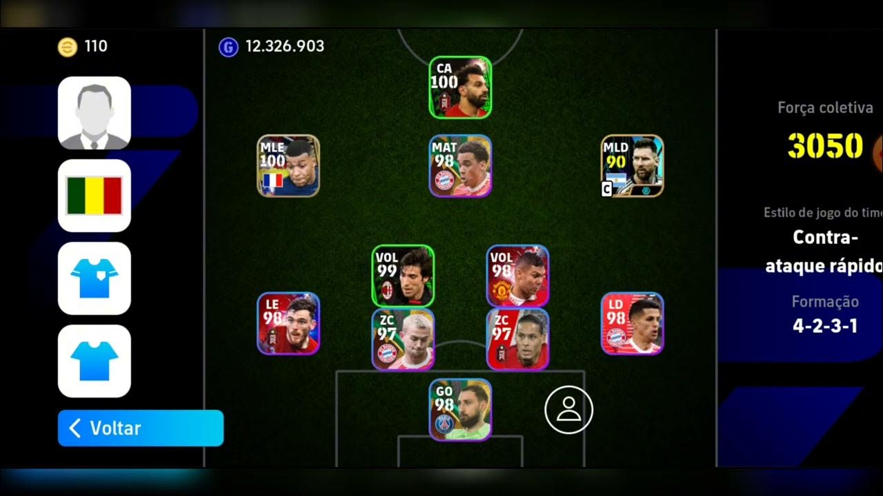 As 15 Melhores Formações Para Contra Ataque Rápido Do Efootball 2024