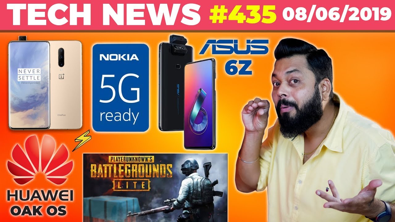 Asus 6Z Coming, PUBG Lite, Nokia 5G Phone Launch, Huawei's OAK OS, OP 7 ...