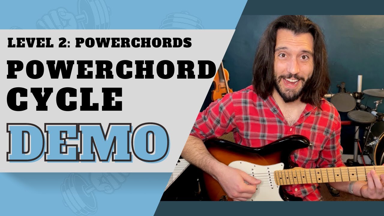 How to Find and Name Power Chords | Demonstration for Power Chord Cycle ...