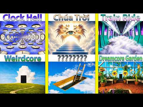 100 HÌNH DẠNG CHÚA TRỜI DREAMCORE ĐÁNG SỢ ĐƯỢC SLENDERMAN TÌM THẤY